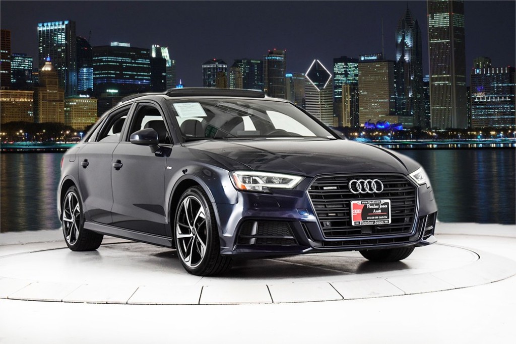 Audi A3 Sedan Black Rims