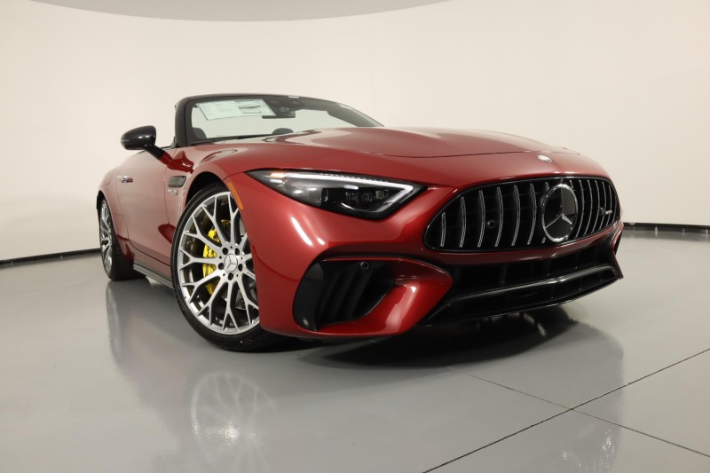 Red Mercedes Benz Convertible