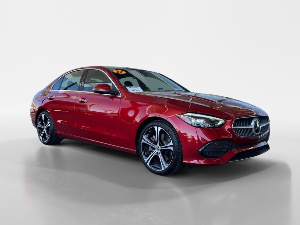 Mercedes C Class 2022 Red
