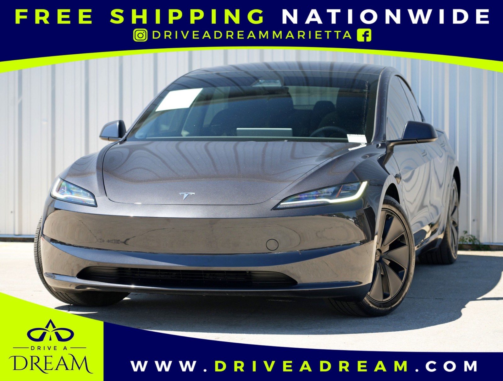 2024 Tesla Model 3 for $33,500, available now on EV.com!